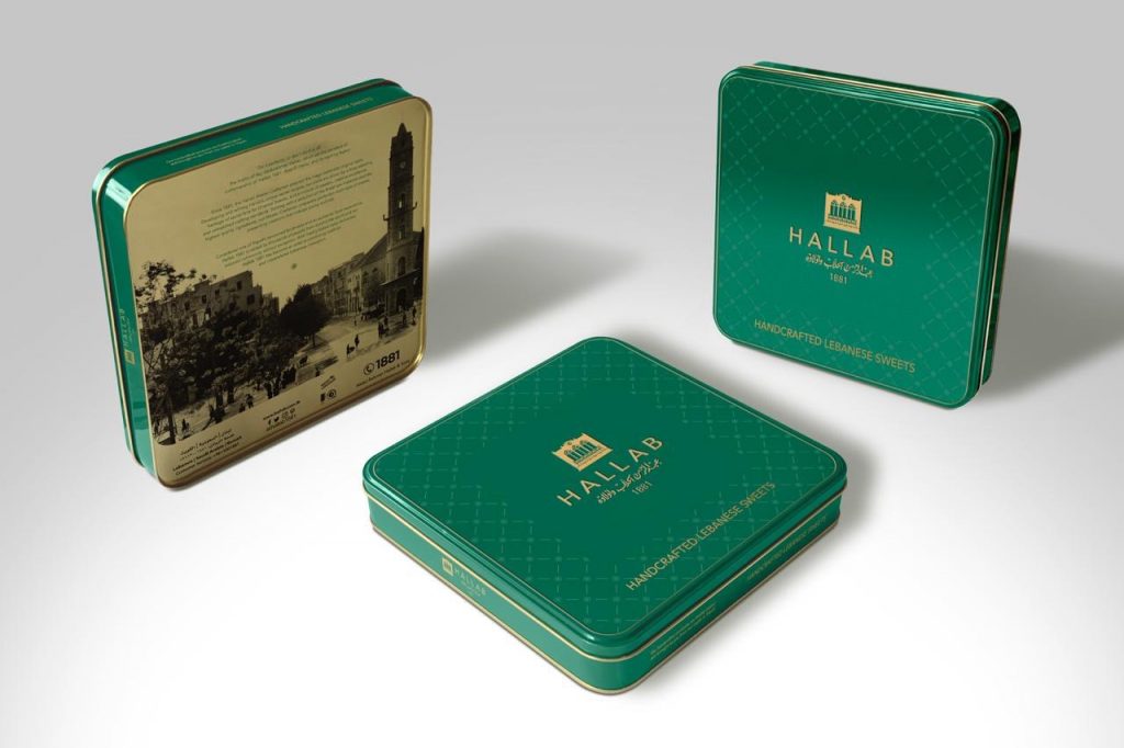 HALLAB 1881 Handcrafted Lebanese Sweets (Metal box 660g) – Cafepro